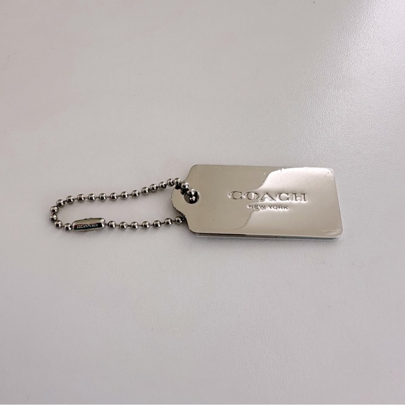 Coach | Other | Coach Silver Metal Keychain Hangtag | Poshmark